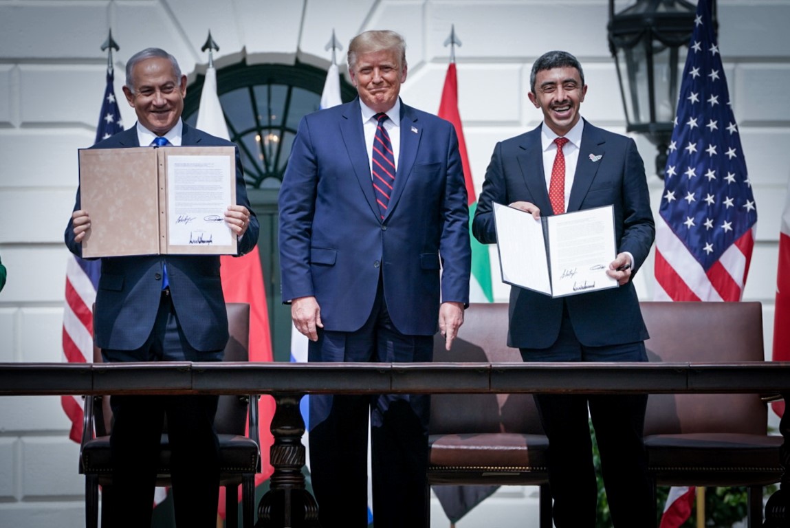 UAE signs historic peace accord with Israel at White House - The ...