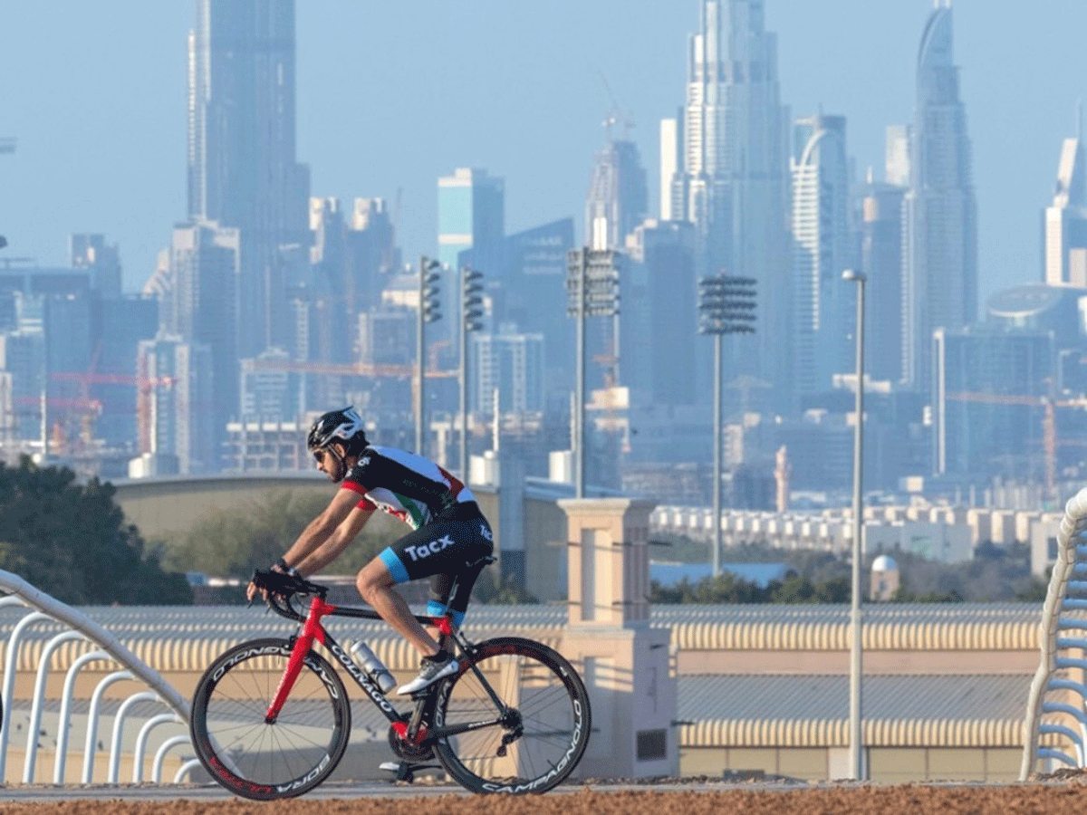 Here’s how to join Sheikh Hamdan for a bike ride down Sheikh Zayed Road - The Filipino Times