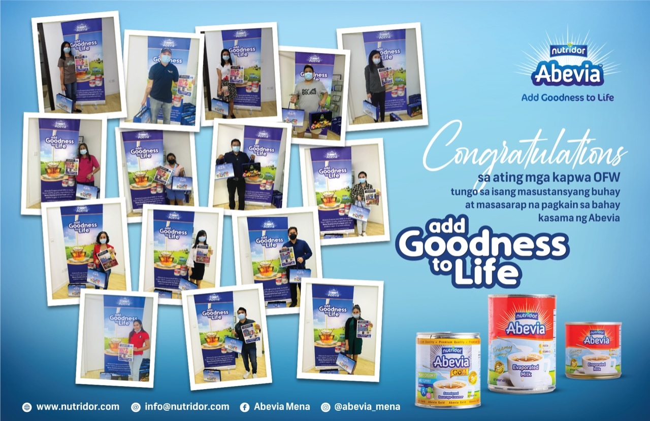 Abevia provides gift packages for lucky winners of online competition ...