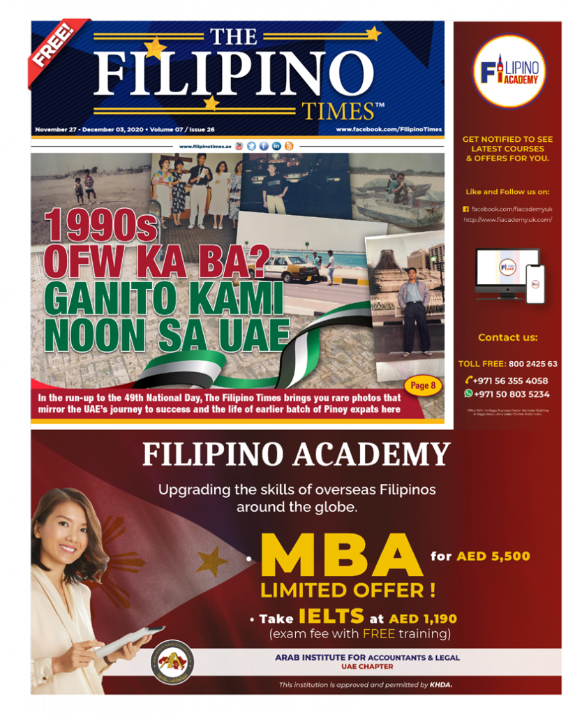 Throwback 2020 – The Filipino Times