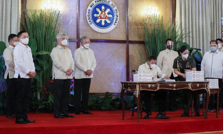 Duterte signs Php4.5 trillion 2021 national budget – The Filipino Times