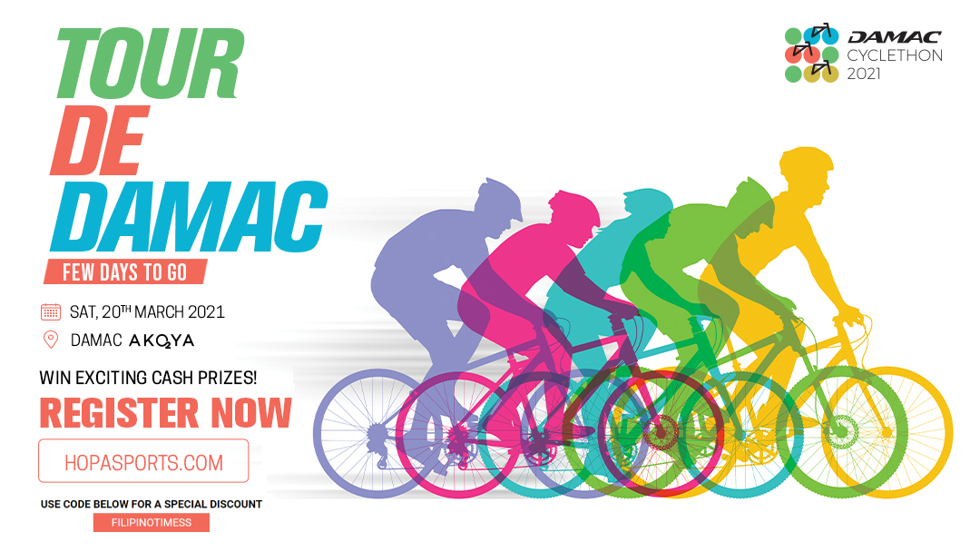 Tour De DAMAC Cyclethon 2021 opens public registration - The Filipino Times