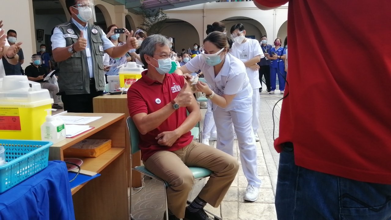 LOOK: PGH director receives first COVID-19 vaccine in PH - The Filipino ...