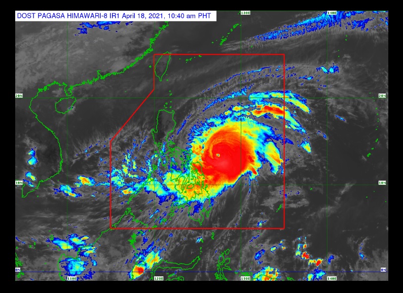 Typhoon Bising maintains strength, Signal No.2 raised over 4 areas ...
