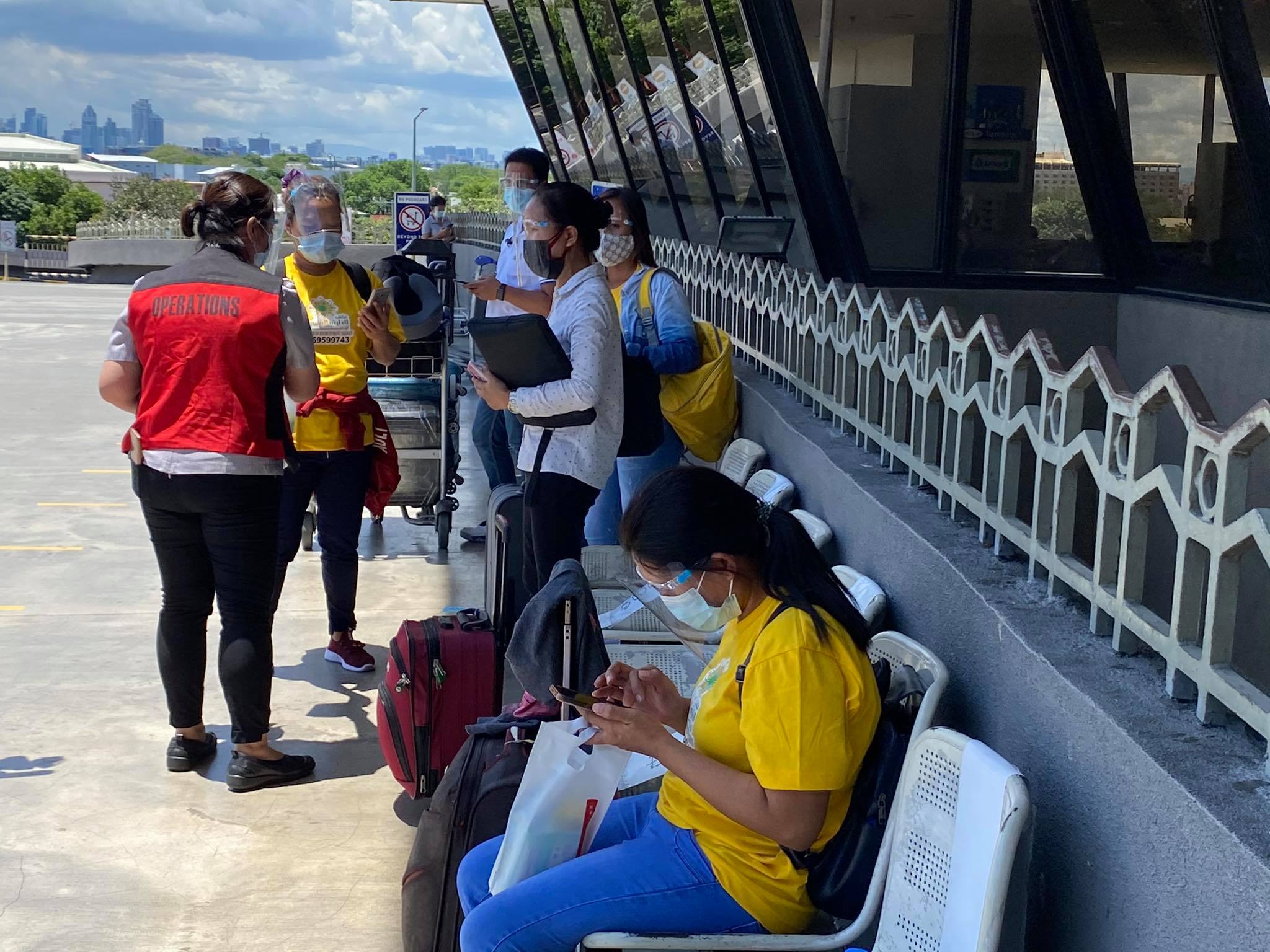 Stranded OFWs at NAIA lament burden of deployment ban to Saudi Arabia ...