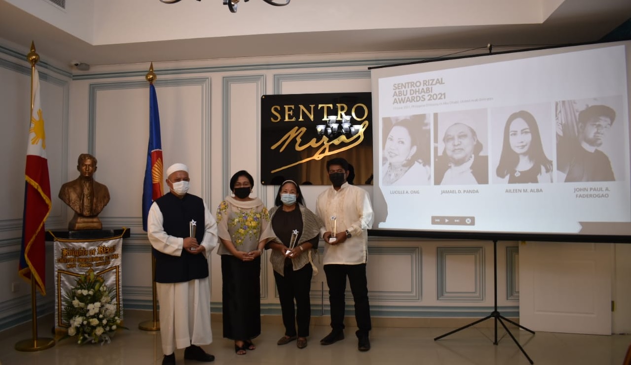 Philippine Embassy confers 2021 Sentro Rizal awards to four inspiring ...