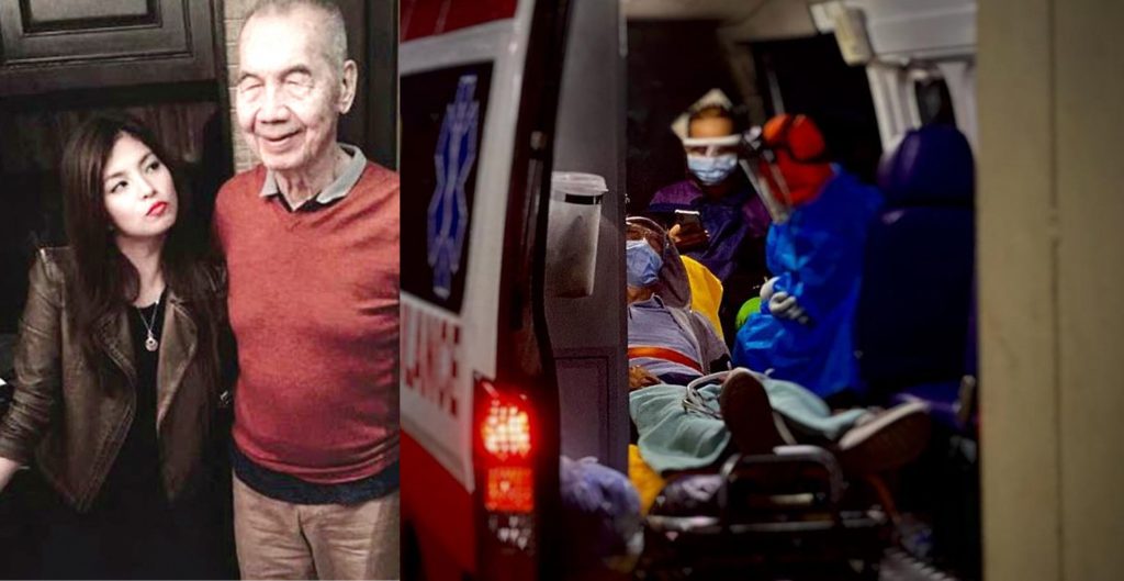Angel Locsin's 94-year-old father battles COVID-19 - The Filipino Times