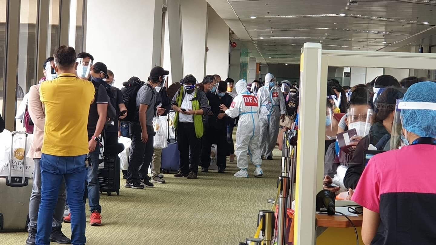 Four pregnant women among 280 Filipinos repatriated from Qatar - The ...