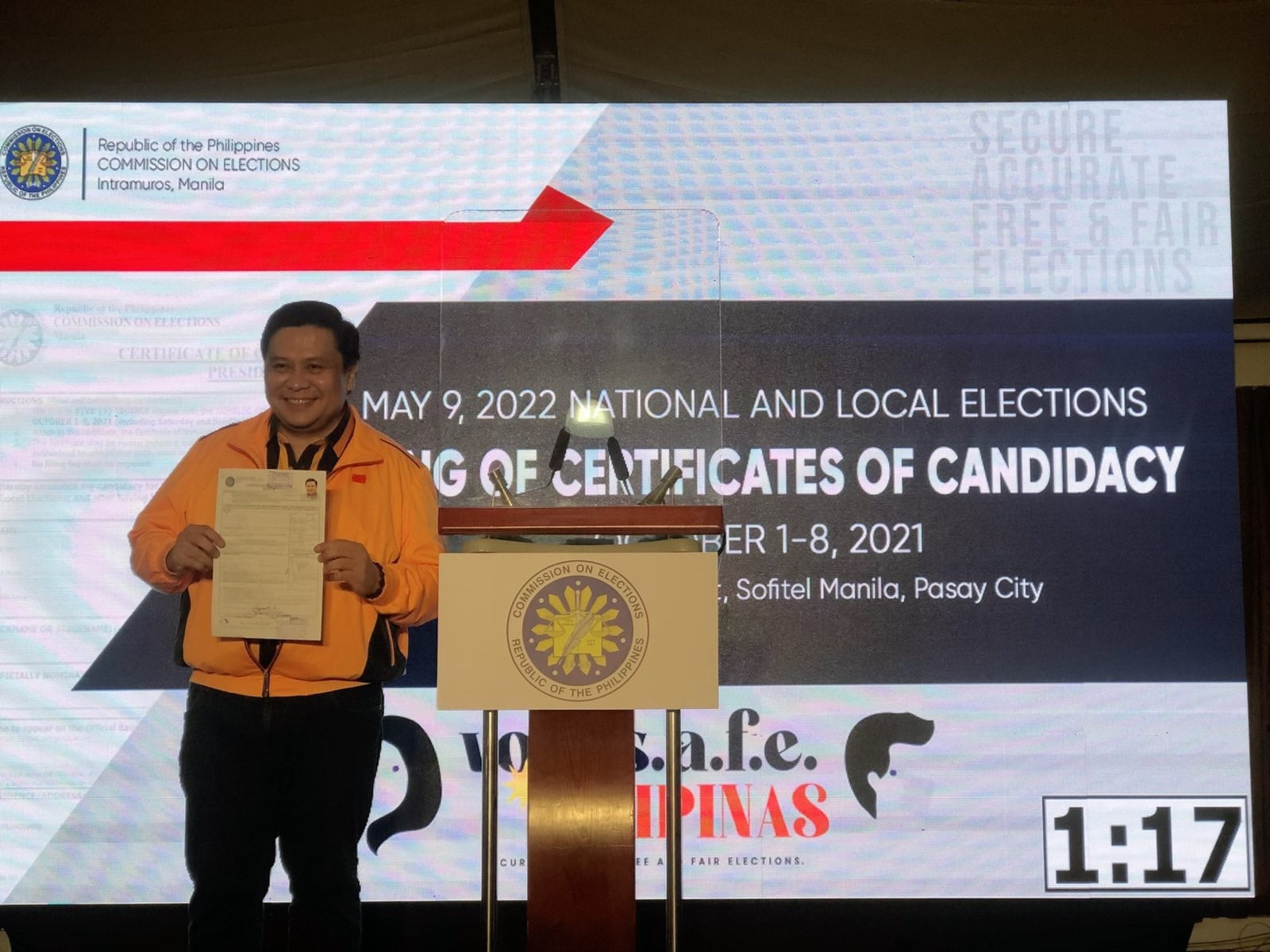 Two-time Senator Jinggoy Estrada files candidacy for 2022 polls - The ...
