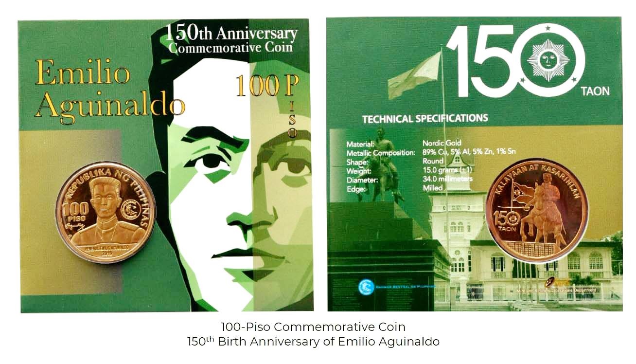 LOOK: BSP releases three Php 100 commemorative coins featuring Filipino ...