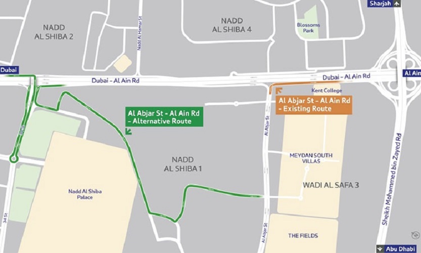 Section of Dubai-Al Ain Road Improvement Project opened for vehicles ...