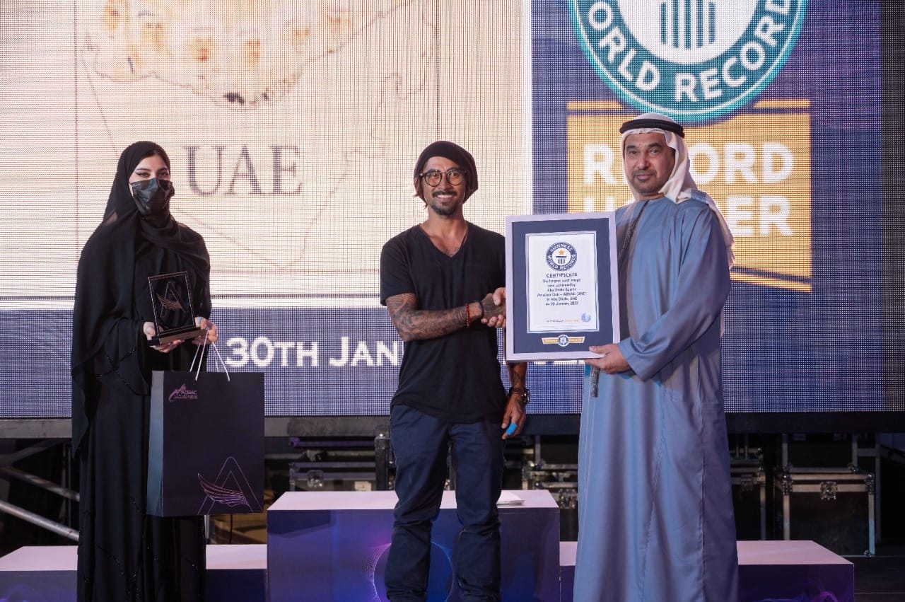 Dubai-based Filipino sand artist bags Guinness World Record for 'World ...