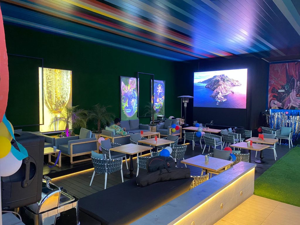 Enjoy Dubai's majestic views over the pool with delicious dishes at ...