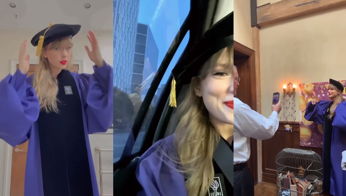 Taylor Swift gets doctorate degree at New York University - The ...