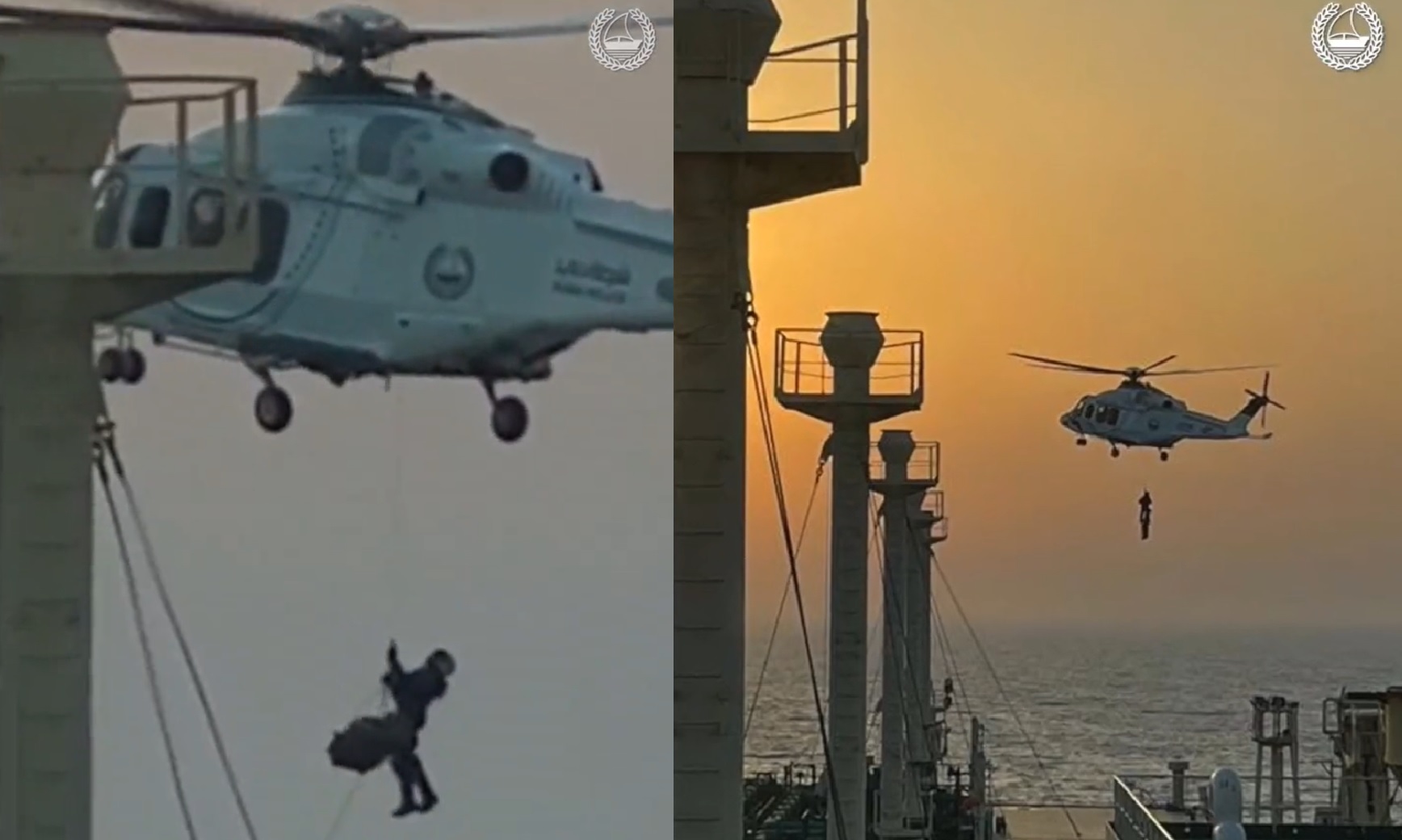 WATCH: Dubai Police airlift sailor to hospital after cardiac arrest ...