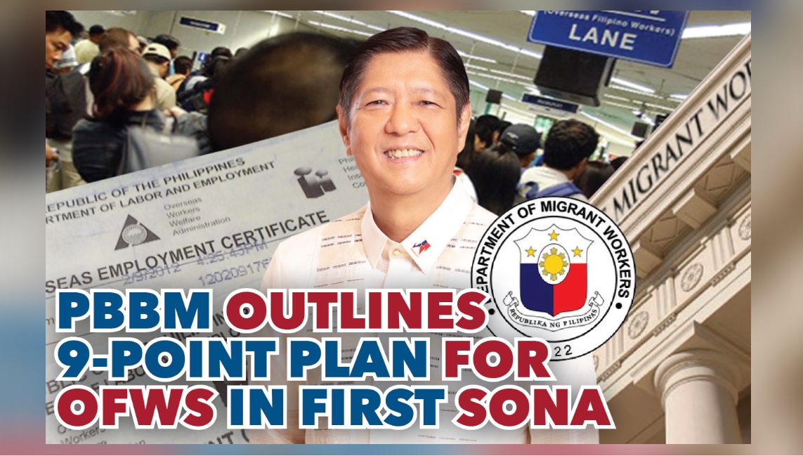 PBBM outlines 9-point plan for OFWs in first SONA - The Filipino Times