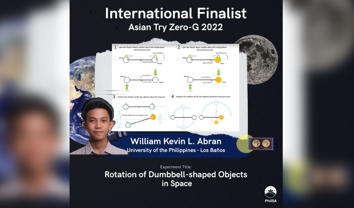 Filipino student's experiment to be performed on ISS - The Filipino Times