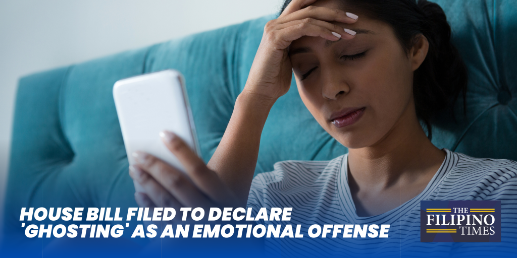 House Bill filed to declare 'ghosting' as an emotional offense - The ...
