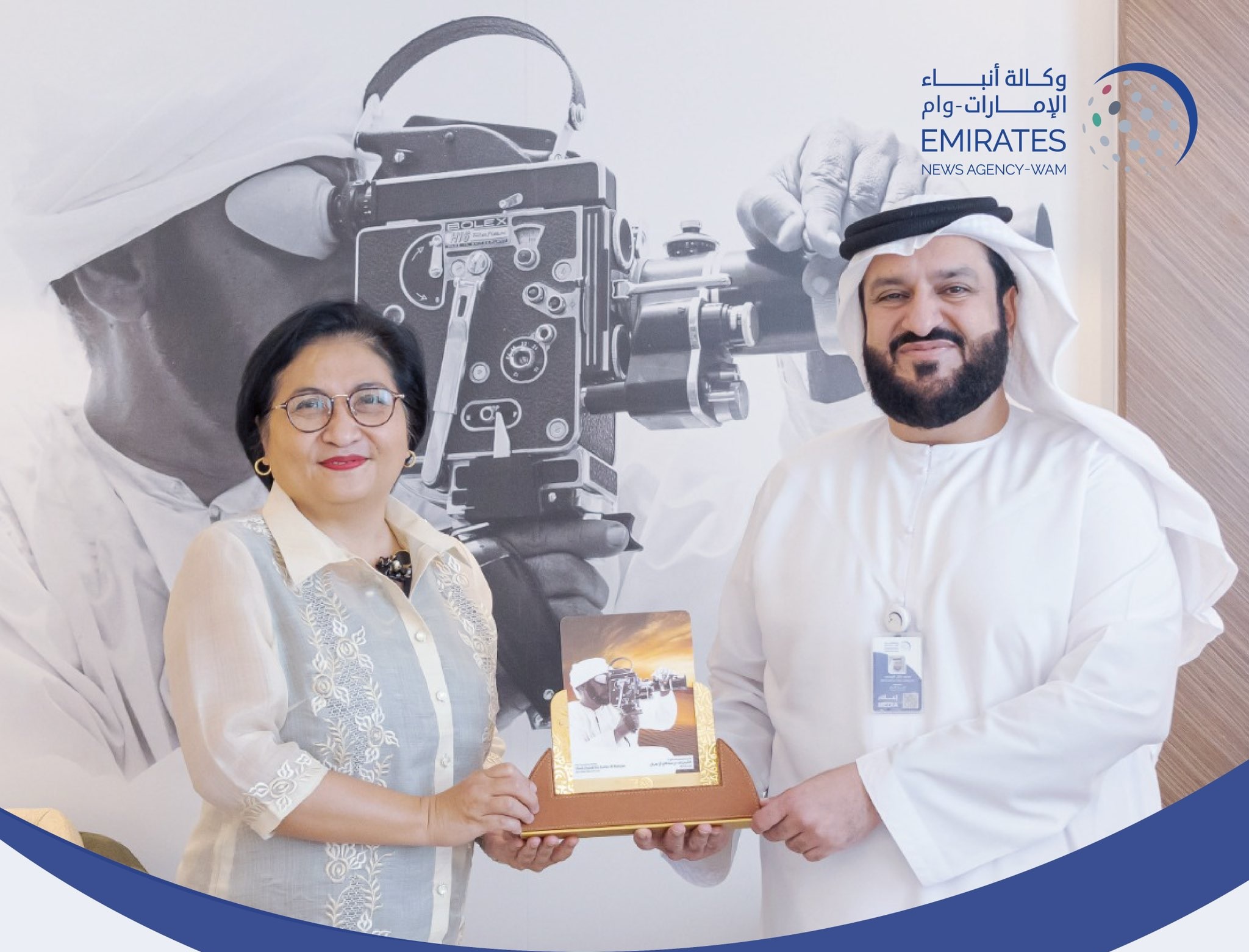 WATCH: Amb. Quintana meets with WAM Director General Mohamed Jalal Al ...