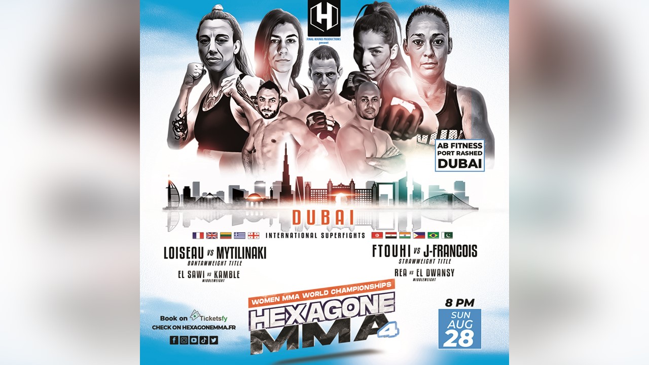 Rapidly growing European MMA promotion HEXAGONE chooses Dubai for first ...