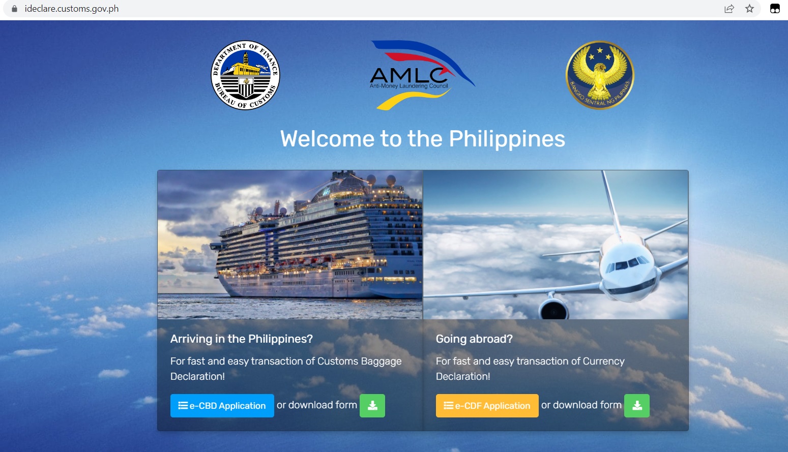 New online portal 'i-Declare' in PH to ease baggage, currency ...