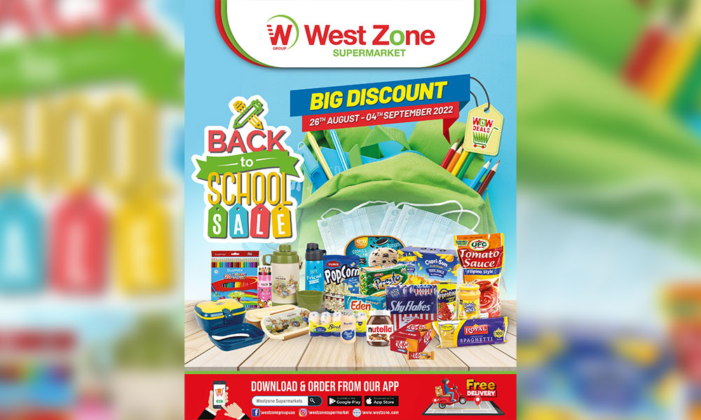 LAST CHANCE! Get your school supplies and grocery needs with West Zone ...