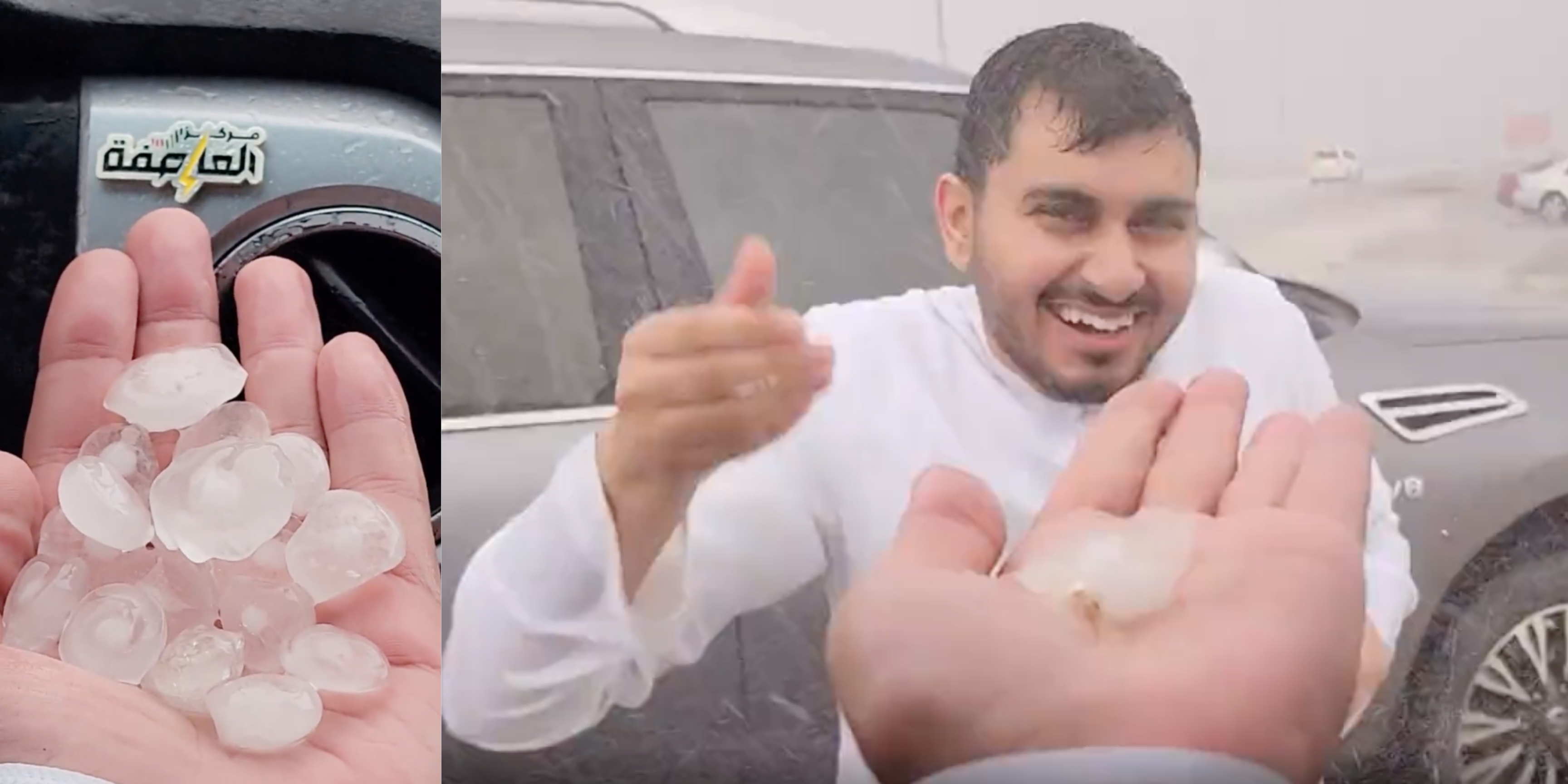 UAE residents experience heavy rains with hail - The Filipino Times