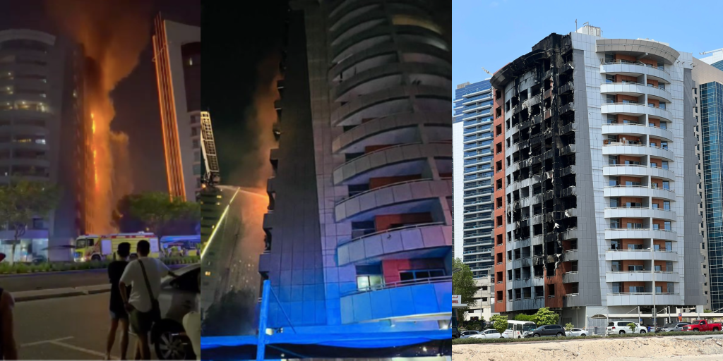 No injuries reported after fire breaks out in residential building in ...