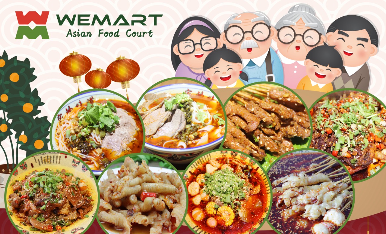 New food varieties and a fresher look! Visit WeMart’s Asian food court ...