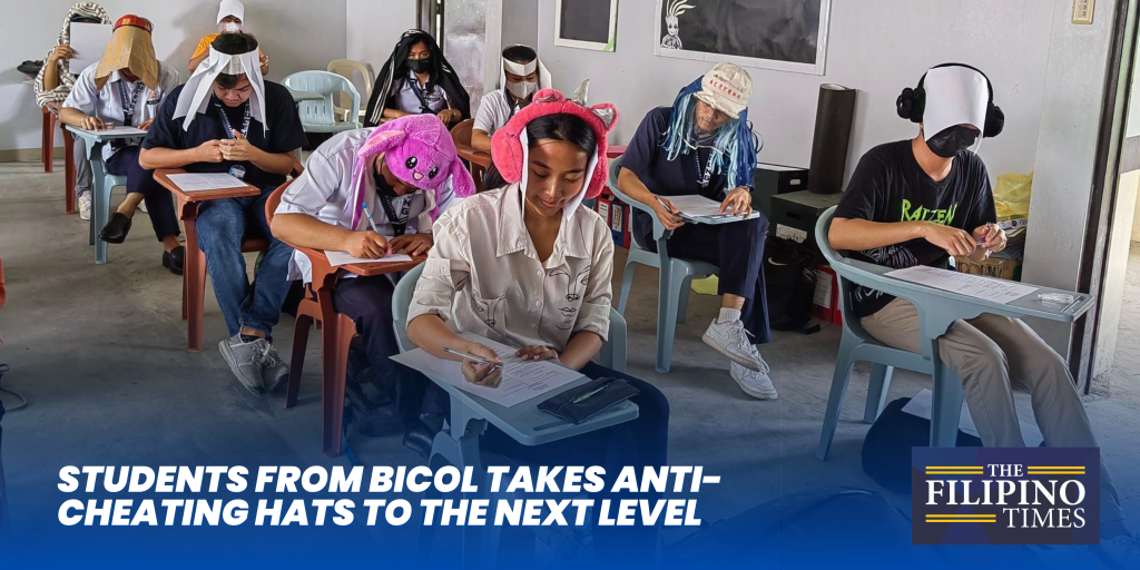 Students from Bicol takes anti-cheating hats to the next level - The ...
