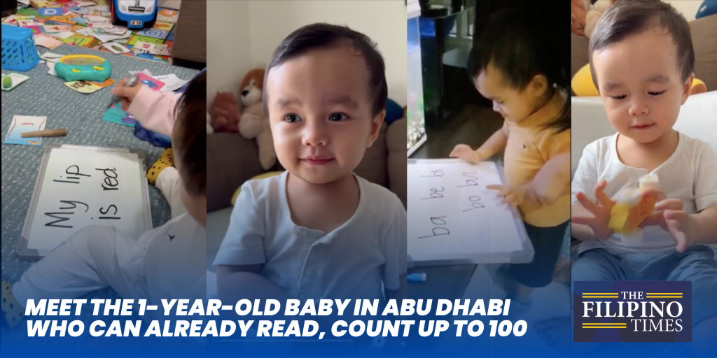 Meet the 1-year-old baby in Abu Dhabi who can already read, count up to ...