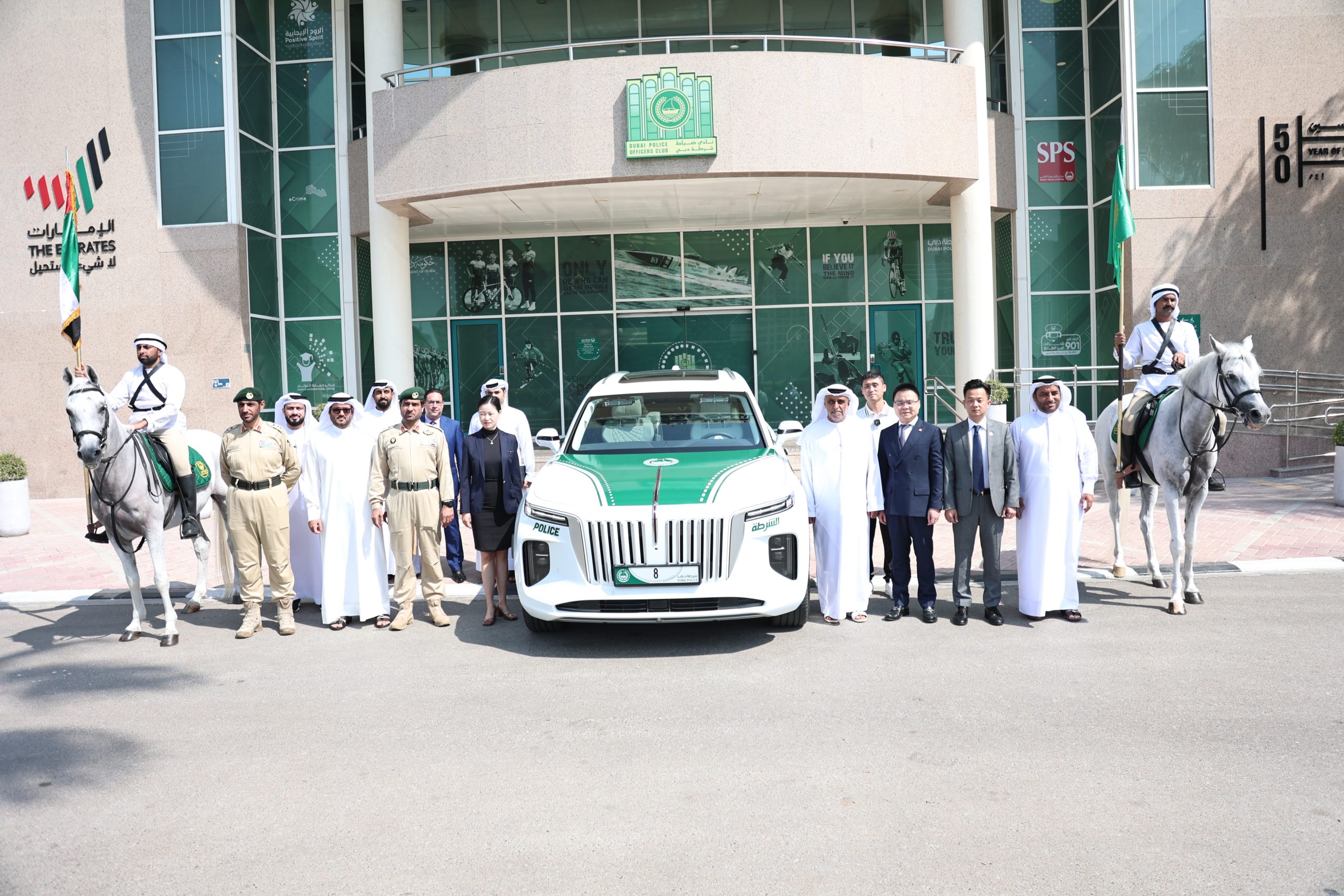 Dubai Police launches first-ever electric vehicle among luxury patrols ...