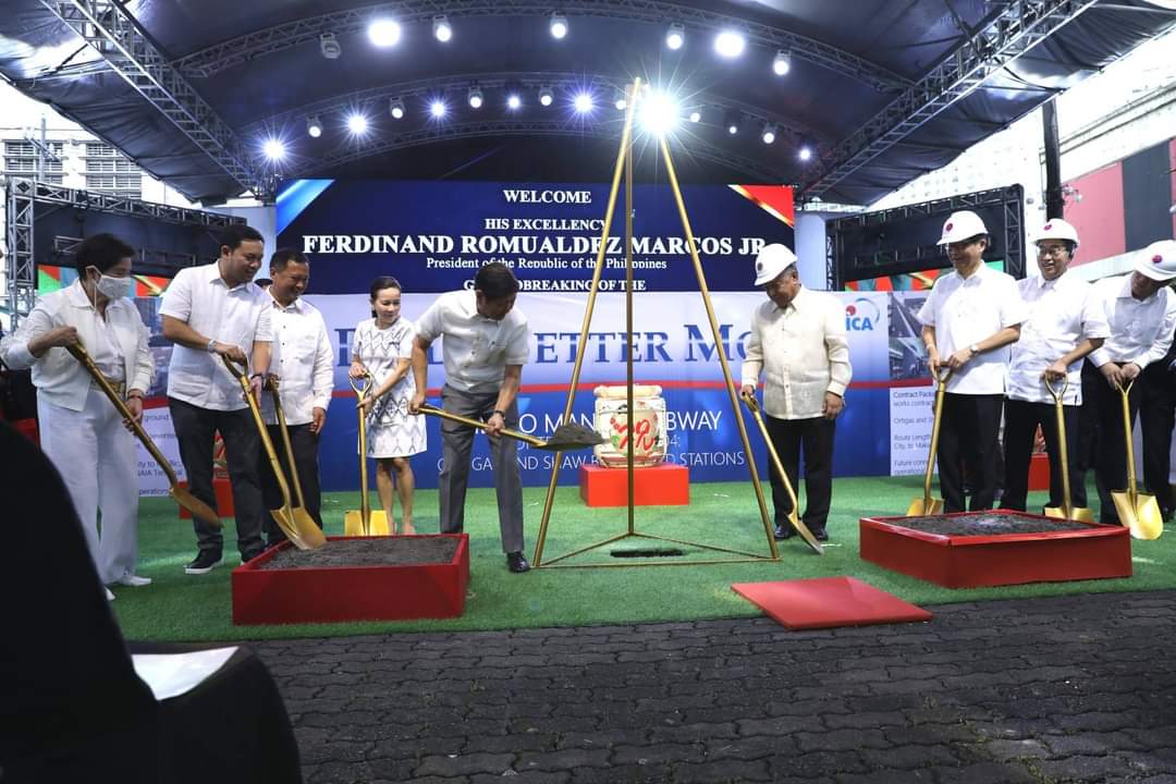 Bongbong Marcos leads groundbreaking of subway projects in Metro Manila ...