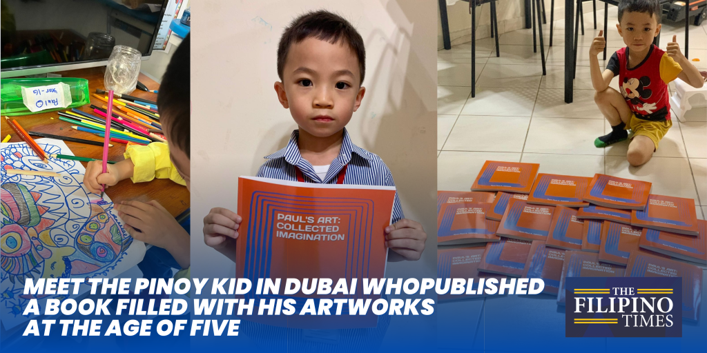 Meet the 5-year-old Pinoy kid in Dubai who published a book filled with ...