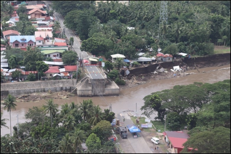 LOOK: Philippine Air Force spots collapsed Bantilan Bridge connecting ...