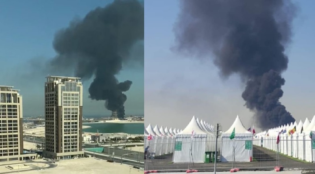 Blaze breaks out near FIFA World Cup Stadium in Qatar - The Filipino Times