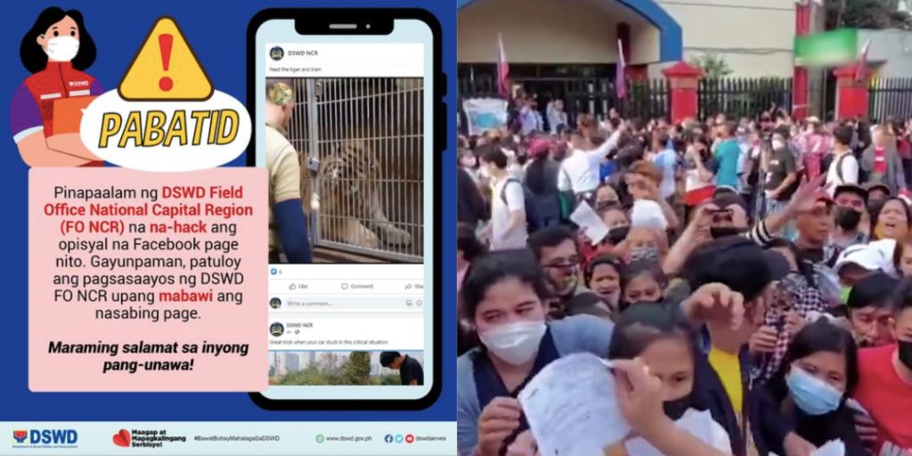 DSWD-NCR Facebook page hacked; hundreds flock to get 'ayuda' - The ...