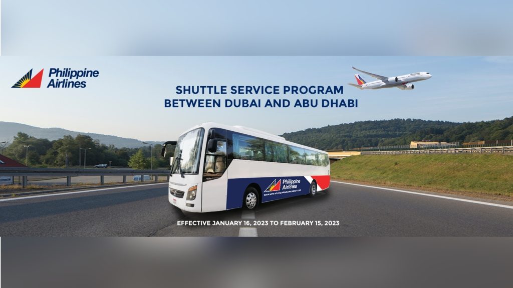 PAL announces free shuttle service for passengers Abu Dhabi to Dubai ...