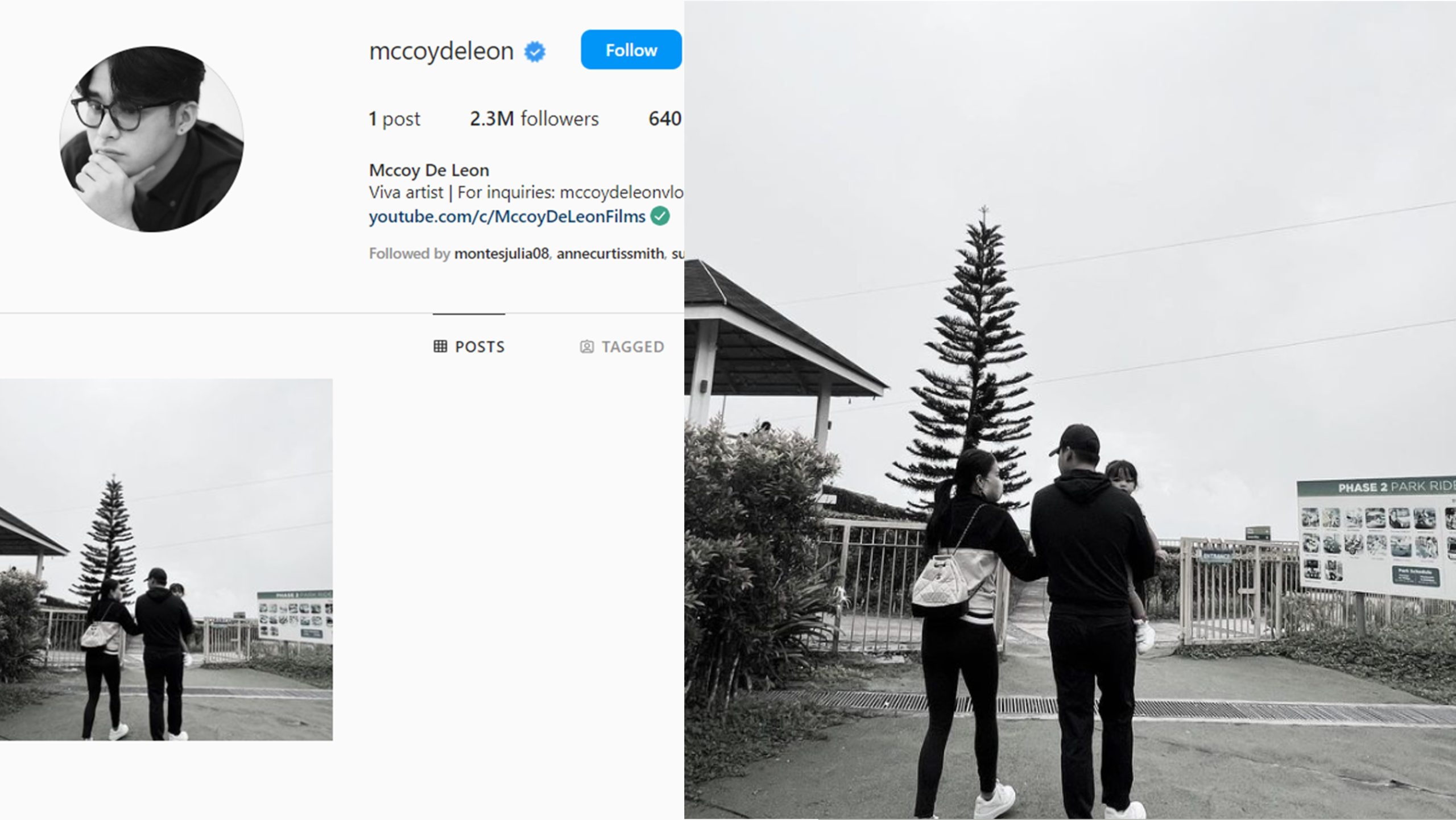 McCoy De Leon removes Instagram posts except photo of family - The ...