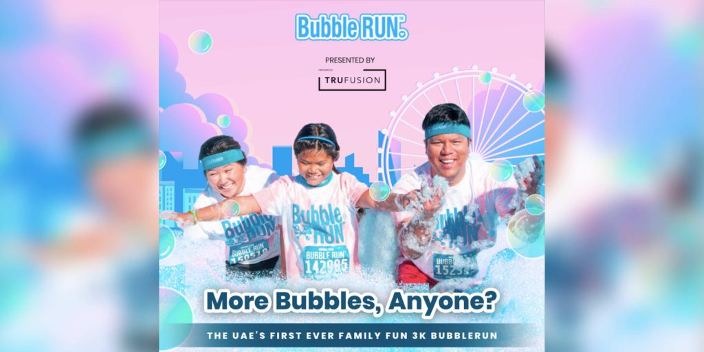 2 days to go! Join Bluewaters Island for UAE first ‘Bubble Run’ event ...