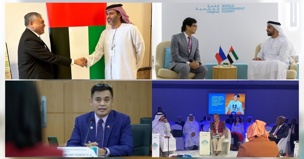 PH officials meet with UAE, global counterparts at World Government ...