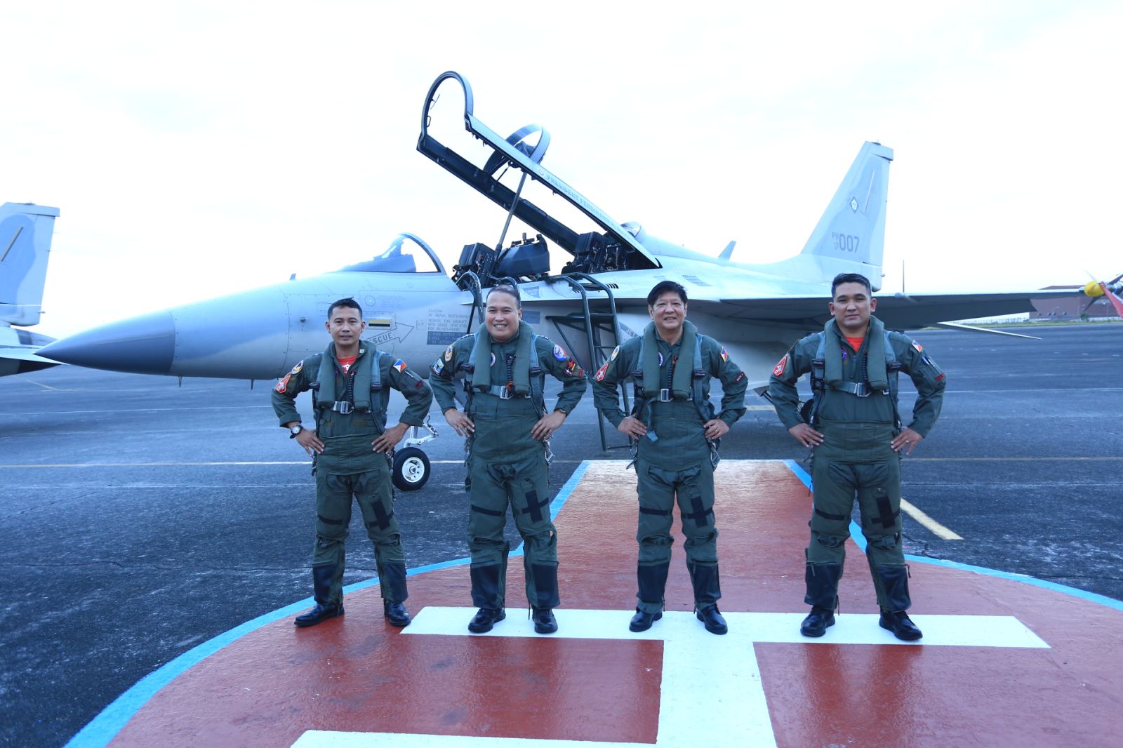 Marcos rides fighter jet during capability demo in Pampanga - The ...