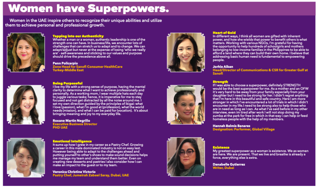 Embracing Equity: The collective commitment of Filipinas in the UAE ...