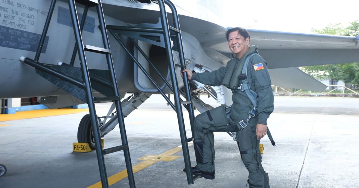 Marcos rides fighter jet during capability demo in Pampanga - The ...