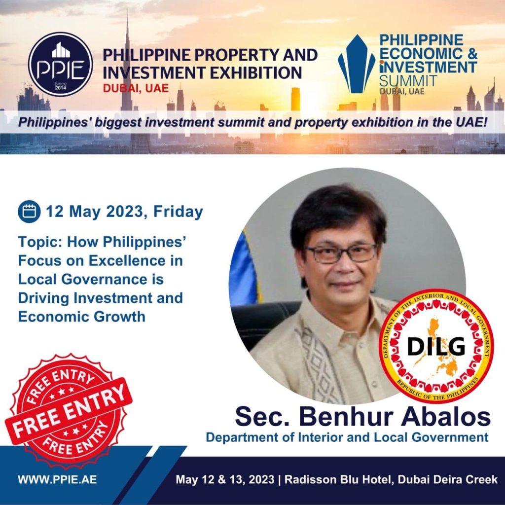 Meet DILG Sec. Abalos in the 9th edition of PPIE 2023 - The Filipino Times