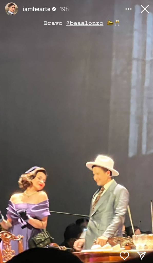 Heart Evangelista congratulates Bea Alonzo on theater stint - The ...