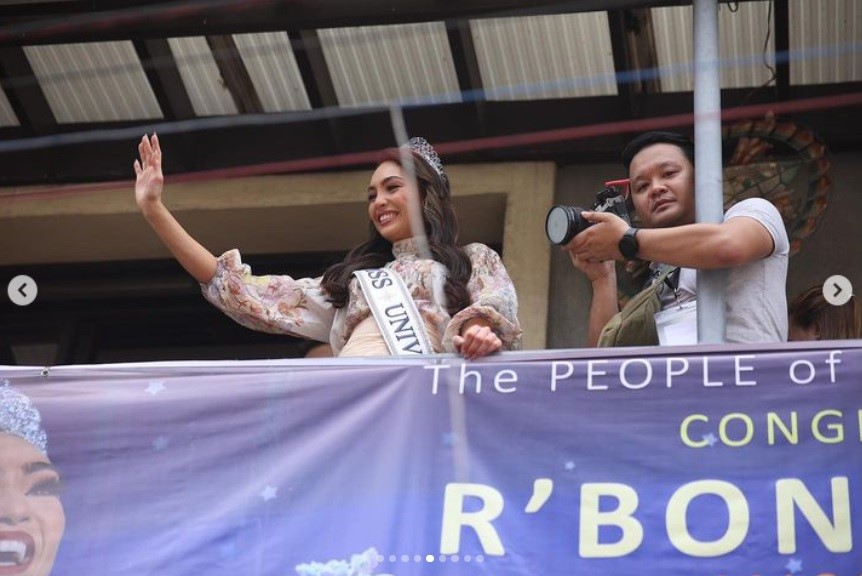 Miss Universe 2022 R'Bonney Gabriel visits dad in Manila - The Filipino ...