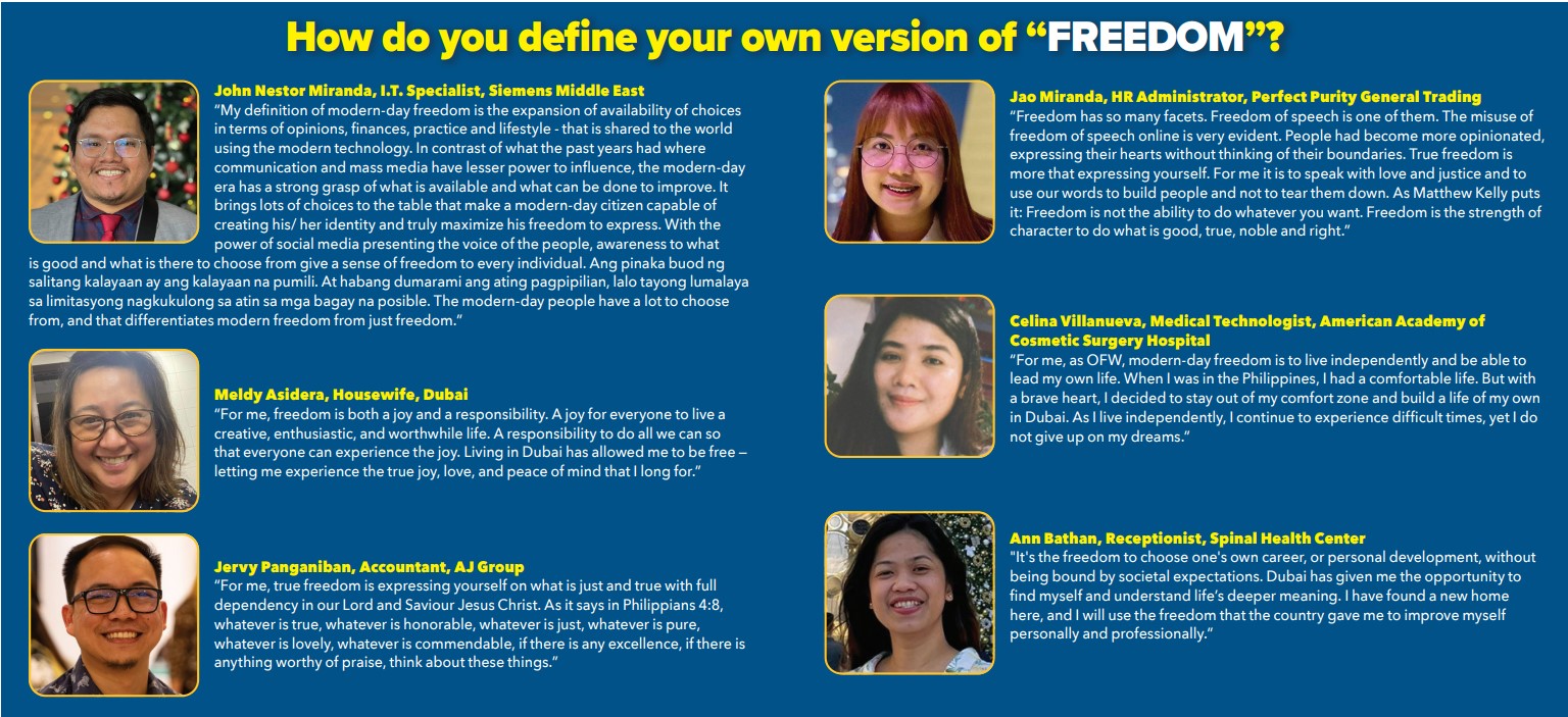 OFWs find modern freedom in UAE - The Filipino Times