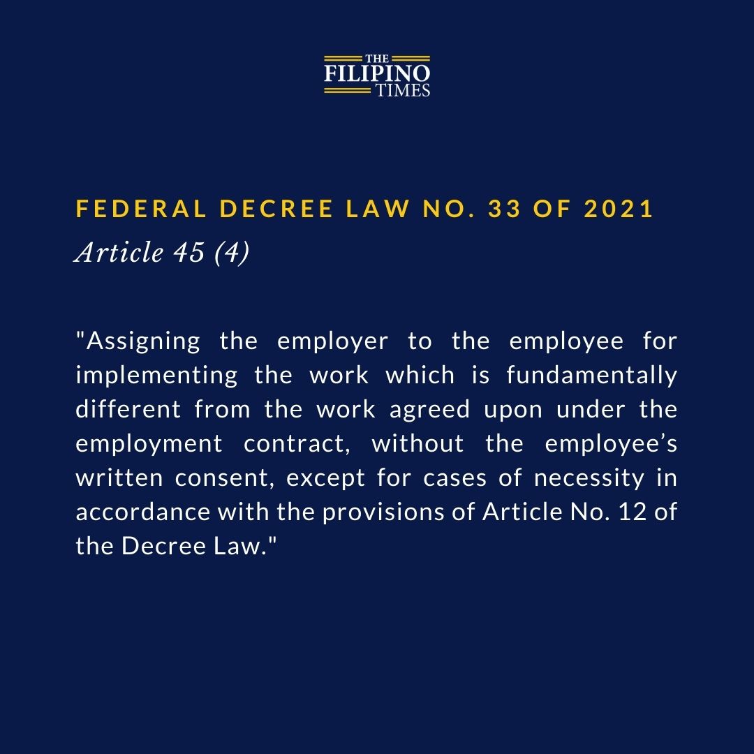 OFW Guide: 4 cases when employees can leave work without notice in the ...