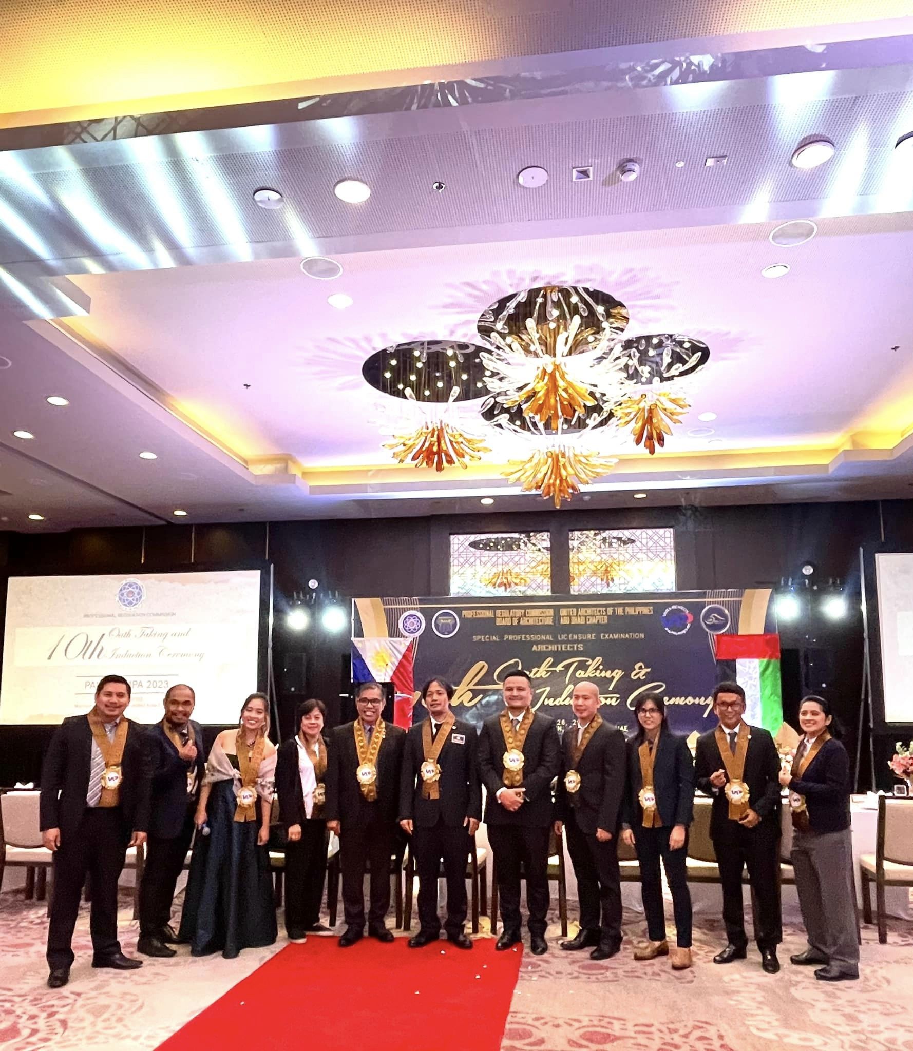 26 newly licensed Filipino architects from UAP Abu Dhabi take oath in ...